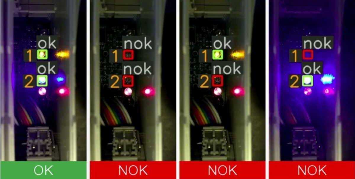 Inspeção de LEDs em placas eletrônicas com Visão Computacional