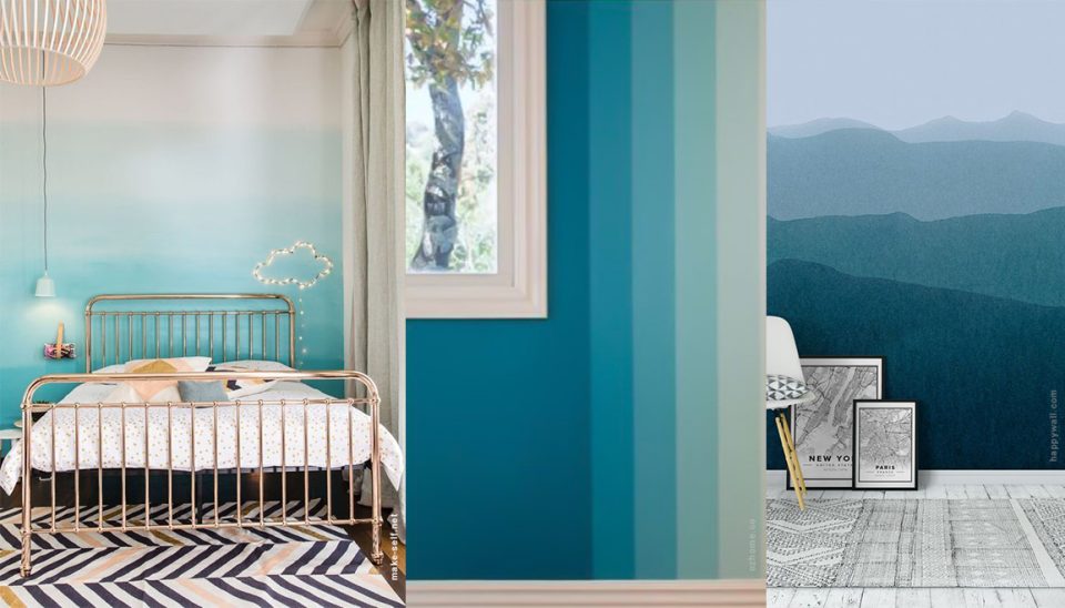 Entenda o conceito de parede degradê e inove na pintura do seu ...