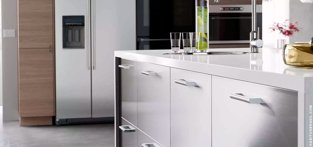 Aço escovado na decoração: veja como utilizar e inspire-seWEG Home